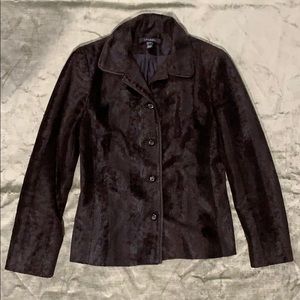 louben | Jackets & Coats | Louben Vintage Faux Hair On Hide Jacket ...